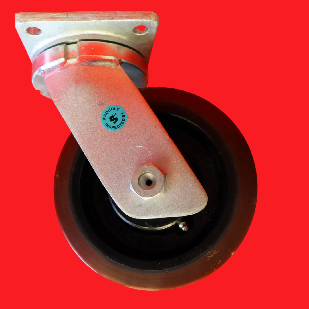 US20075B/P Swivel Plate Castor 200mm x 75mm Cast Iron Wheel ...